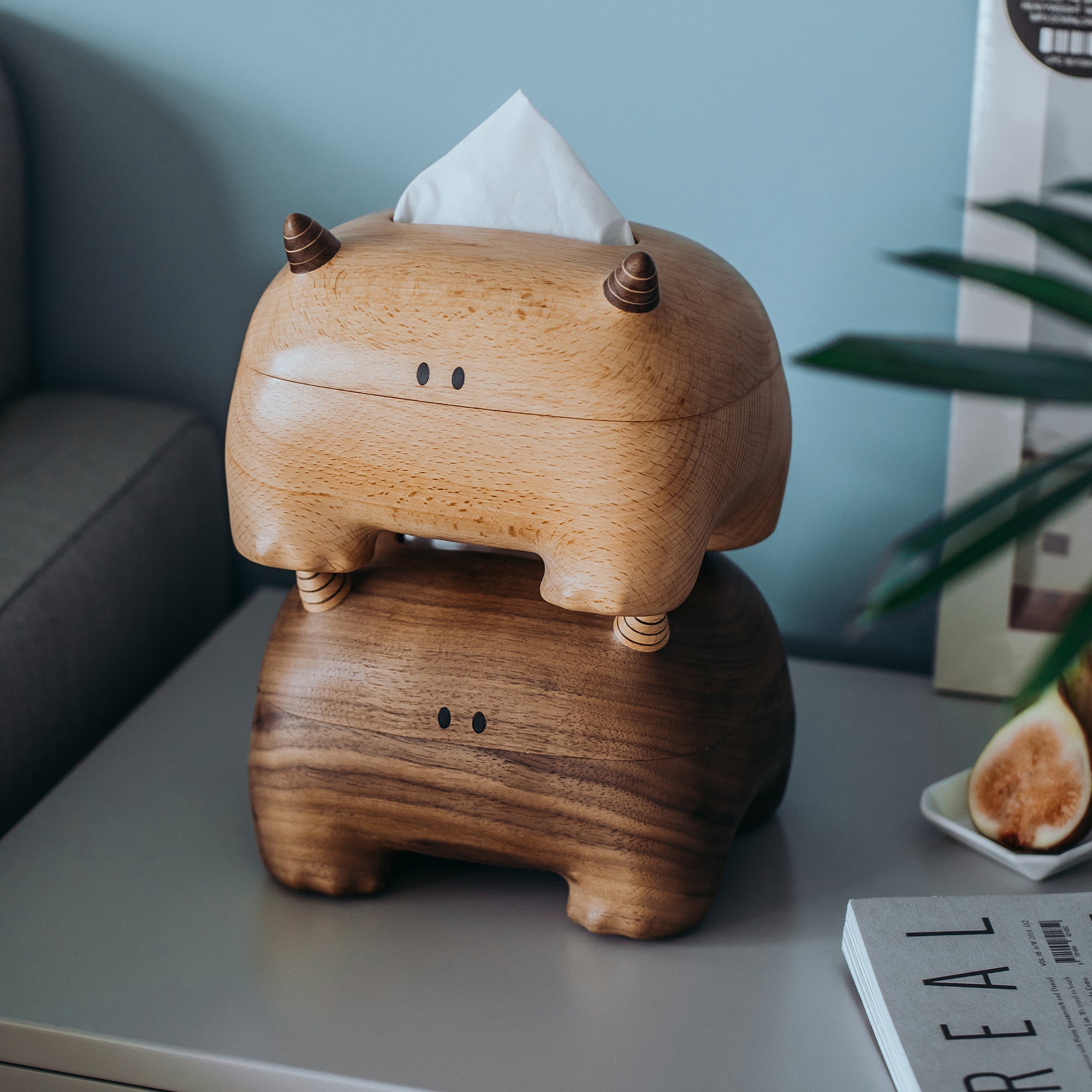 Big horned monster - Tissue Box – Natutopia